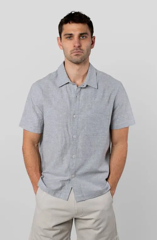 LEISURE LAB Baja Button Up - Fog