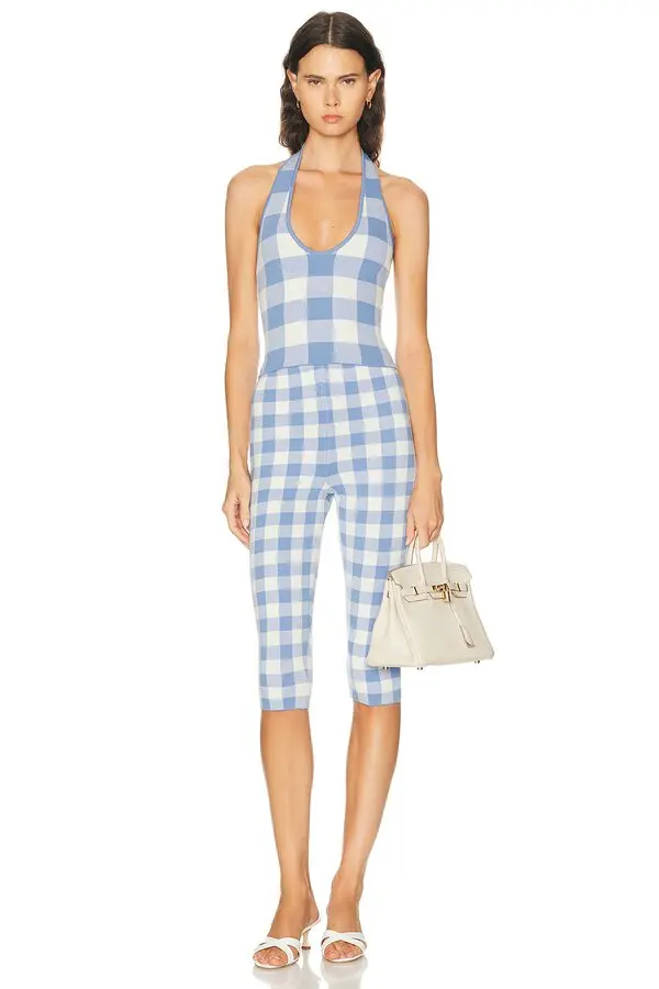 SEROYA Dumont Top In Blue