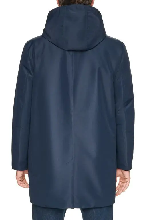 Andrew Marc Mackintosh With Hooded Bib - Ink