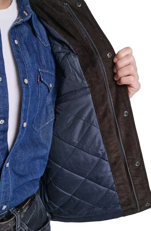 LEVI'S Corduroy Collar Barn Jacket - Navy