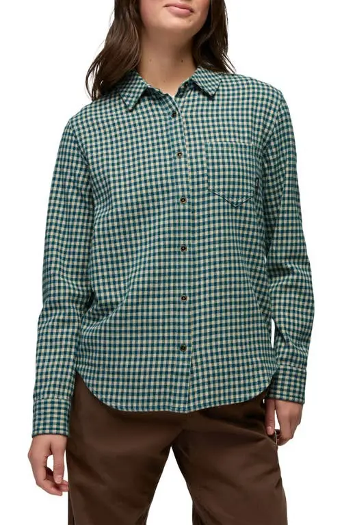 Prana Golden Canyon Organic Cotton Flannel Shirt - Coast