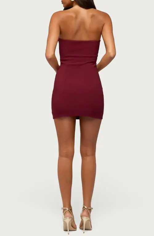 EDIKTED Sirena Strapless Cupped Minidress
