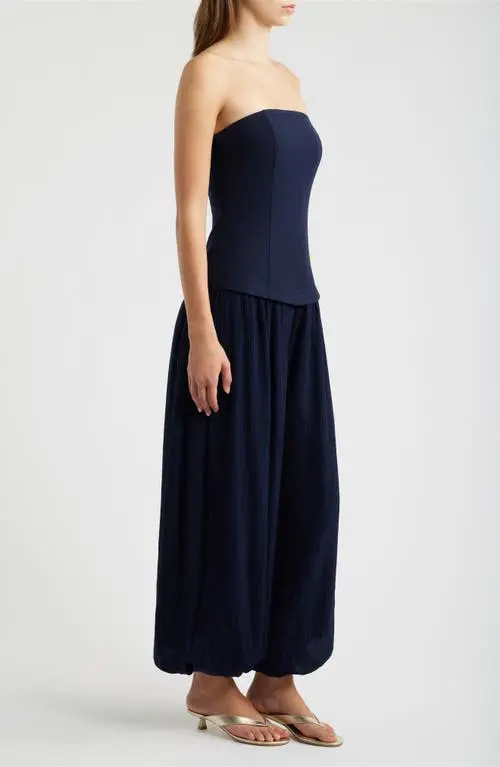 Line & Dot Lowen Strapless Wide Leg Jumpsuit