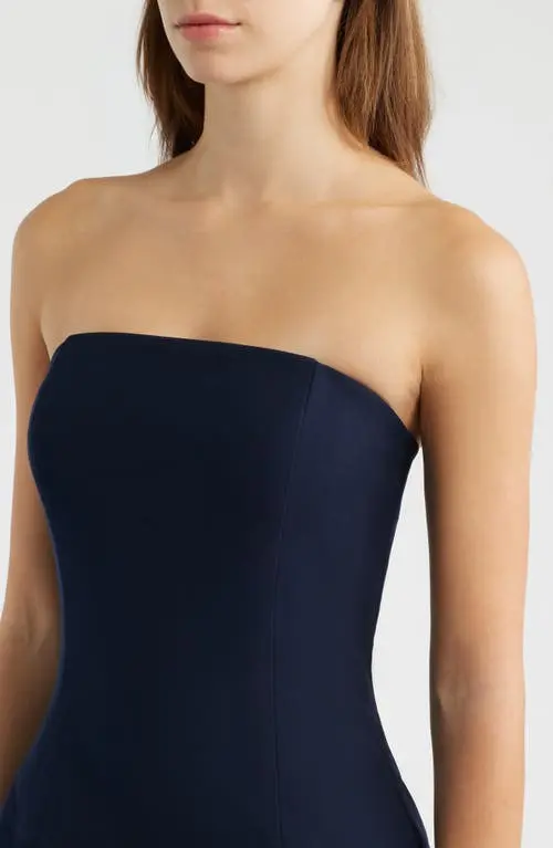 Line & Dot Lowen Strapless Wide Leg Jumpsuit