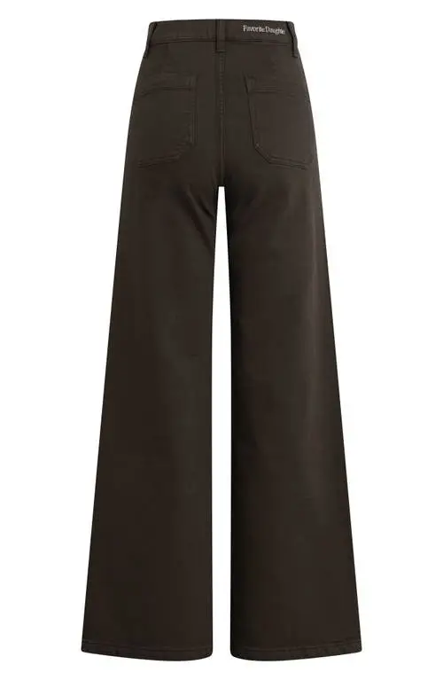 FAVORITE DAUGHTER The Mischa High Waist Wide Leg Ankle Pants