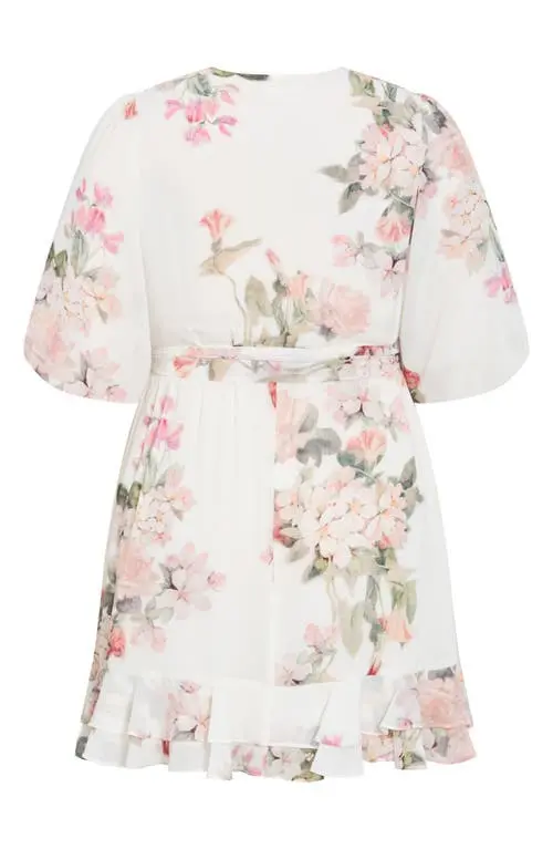 City Chic Koko Floral Minidress