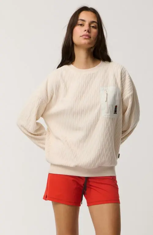 Rip Curl Jacquard Sweatshirt - Shell