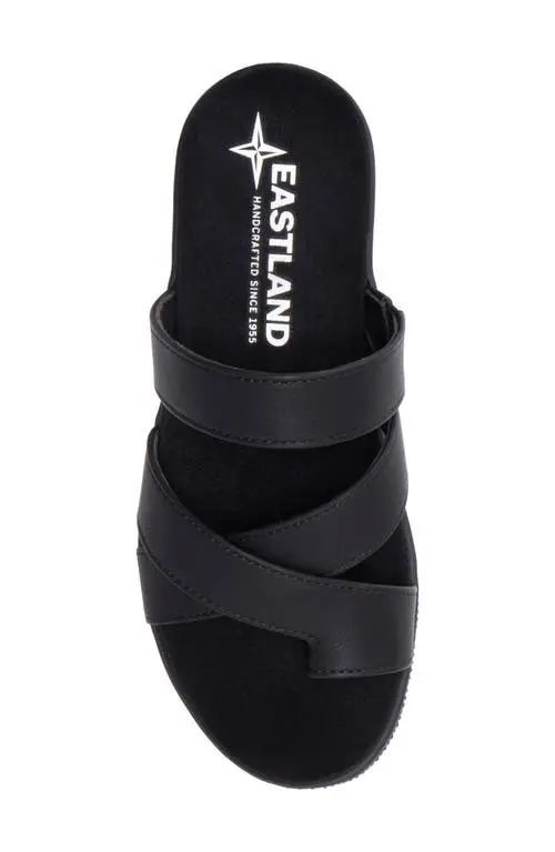 Eastland Seaside Slide Sandal - Black