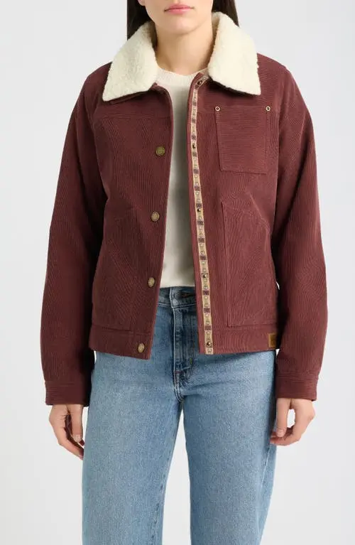 Pendleton Wind Basin Corduroy Jacket - Raisin