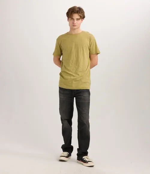 KNOWN SUPPLY Featherweight Organic Cotton Slub T-shirt - Lemongrass