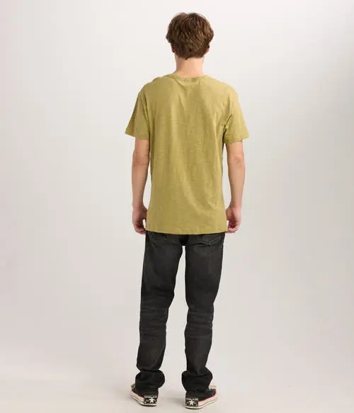 KNOWN SUPPLY Featherweight Organic Cotton Slub T-shirt - Lemongrass