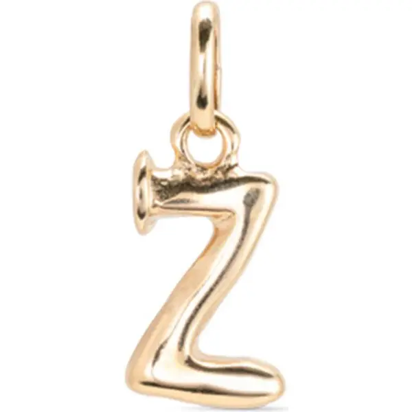 UNODE50 18k -plated Letter Z Charm - Gold