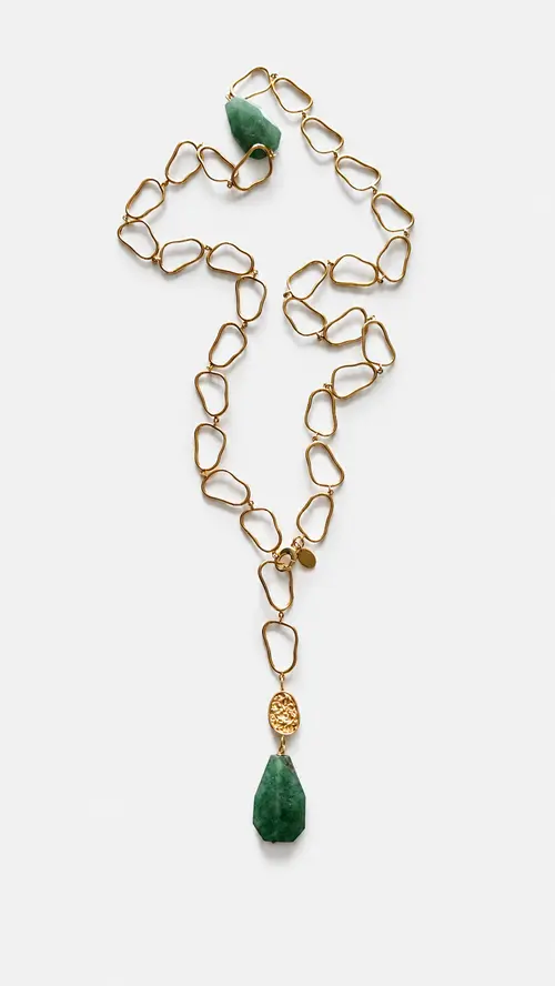 DANIELA MILLAN JEWELRY Verde Chain Convertible Necklace Belt - Gold