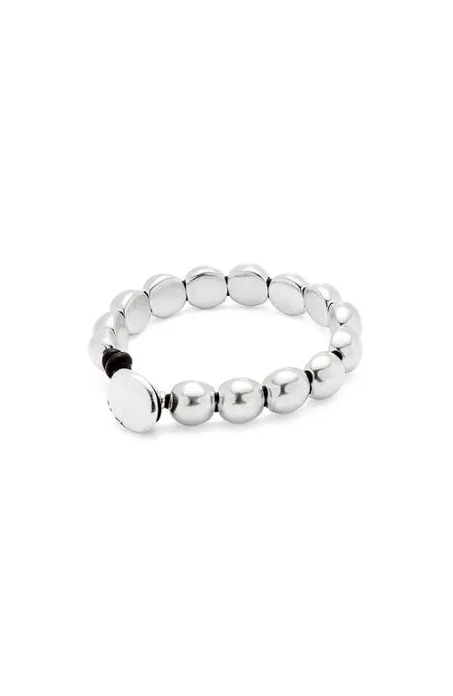 UNODE50 Plated Bracelet With Round Beads