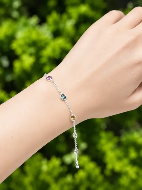 ZUVAN Golden Grove Multi-stone Bracelet