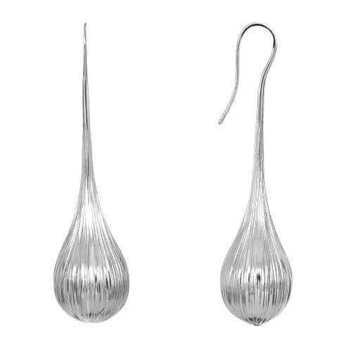 LAMINAR JEWELRY Cascade Drop Earrings - Silver