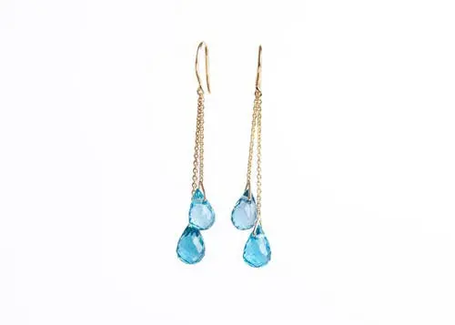 ZUVAN Glow Earrings - Topaz