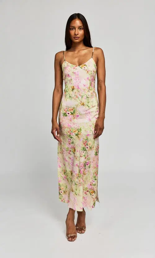 Generation Love Marcella Floral Voile Dress - Rose Cloud