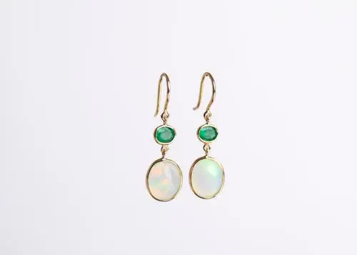 ZUVAN Radiance Earrings - Emerald