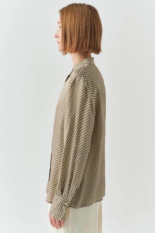 EXQUISE Louise Printed Shirt