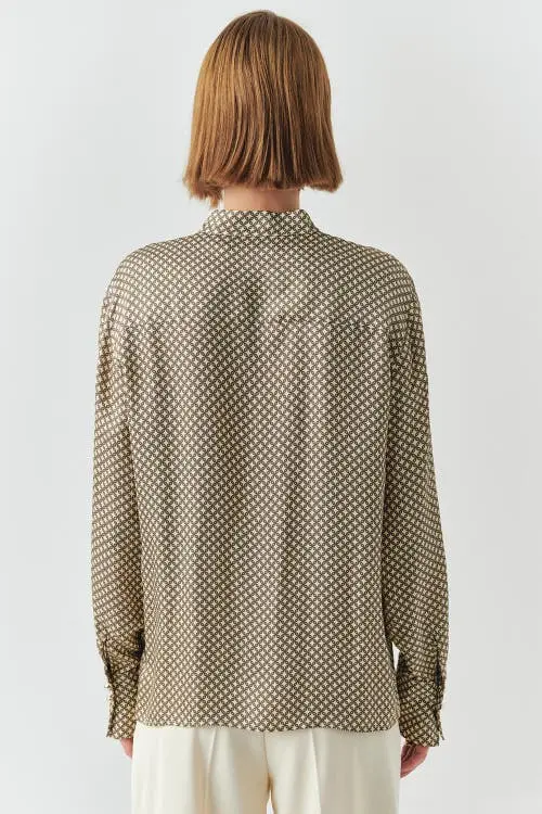 EXQUISE Louise Printed Shirt
