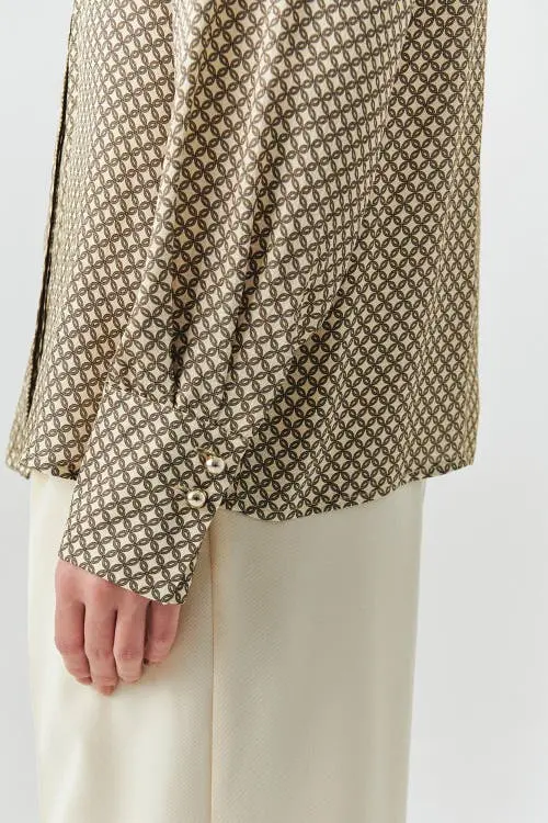 EXQUISE Louise Printed Shirt