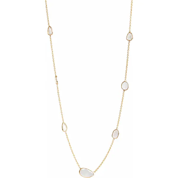 ZUVAN Moonlight Pendant Necklace - White