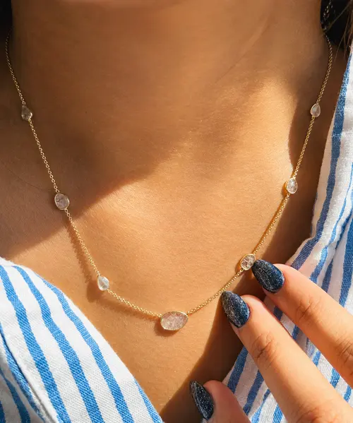 ZUVAN Moonlight Pendant Necklace