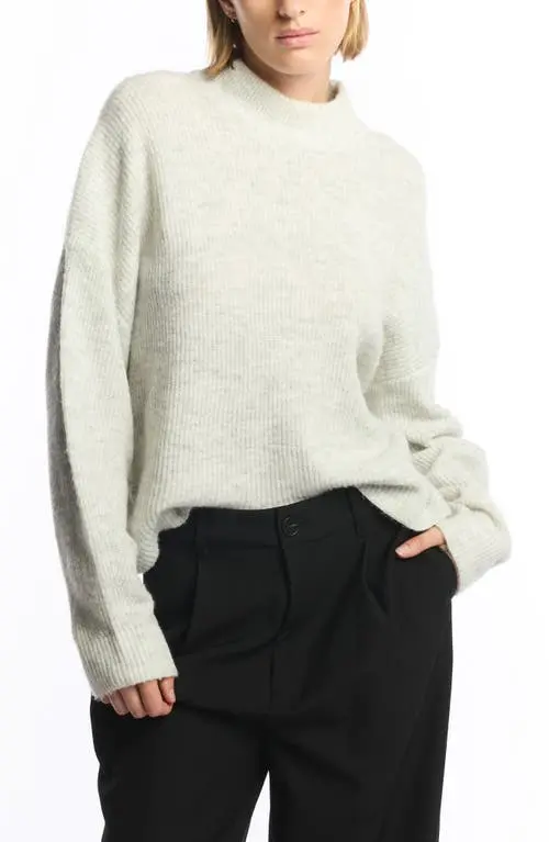 LBLC THE LABEL Nola Sweater - Light Heather Grey
