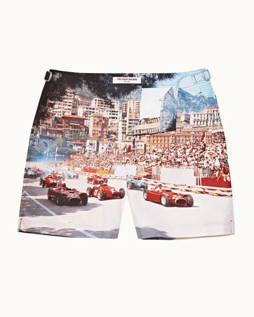Orlebar Brown Bulldog Mid-length Swim Shorts - Start Your Engines