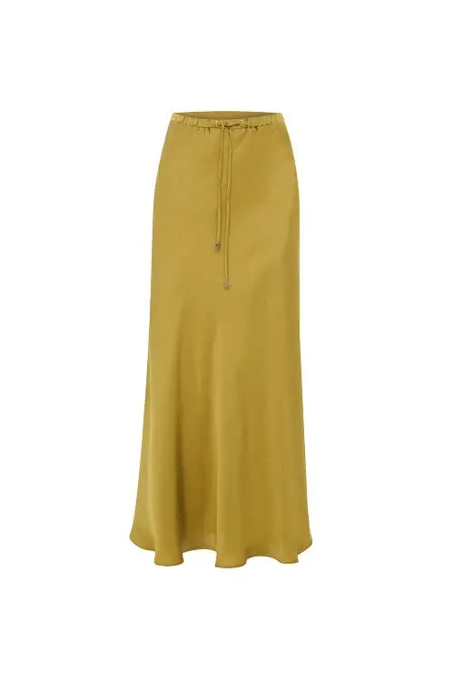 EXQUISE Liv Midi Skirt - Lime