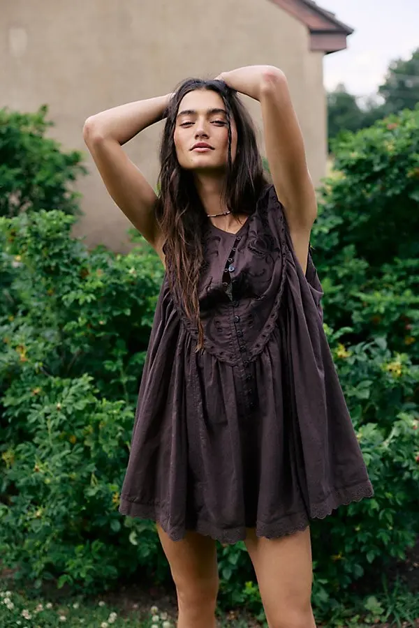 Free People Seabird Song Mini Dress - Delicioso