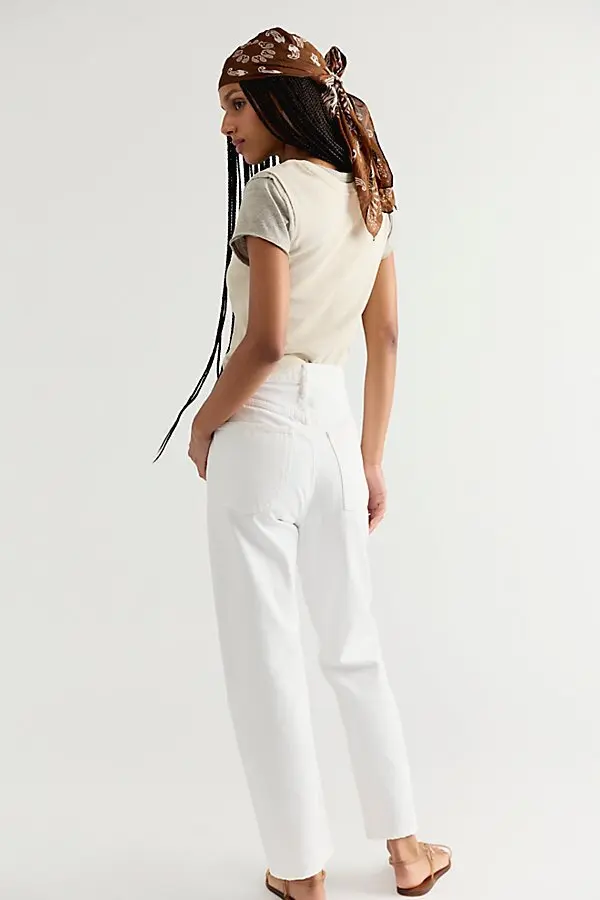 AGOLDE 90s Pinch Waist Jeans - Marshmallow