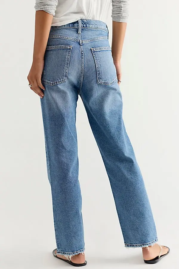 AGOLDE 90s Pinch Waist Crop Jeans - Renew