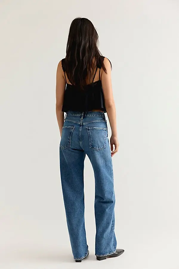 AGOLDE Ren Long Wide-leg Jeans - Chapter