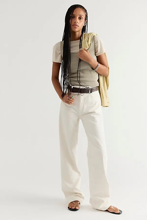 AGOLDE Ren Long Jeans - Fortune Cookie
