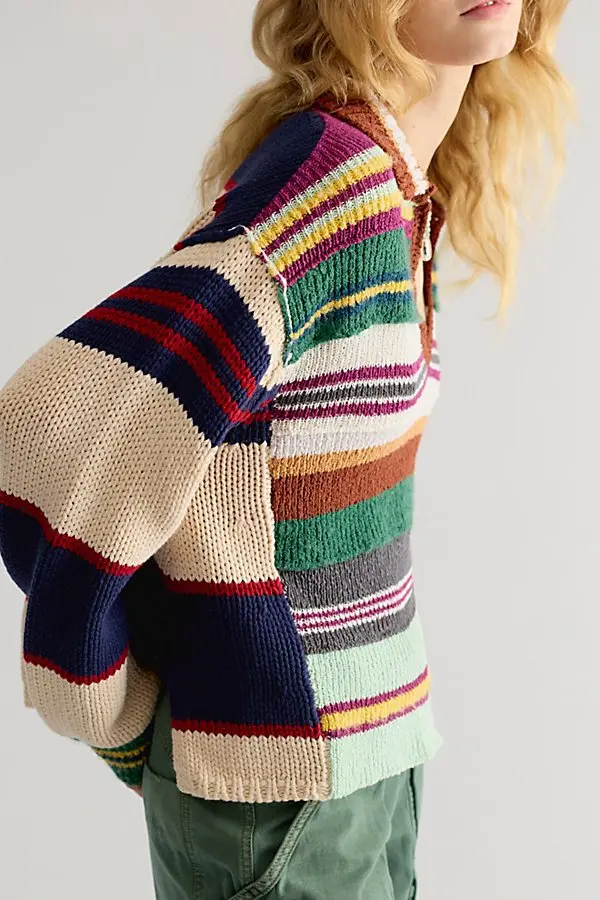 Free People Rowhouse Knit Pullover