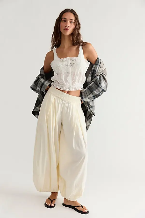 Free People Rosa Embroidered Cami - White