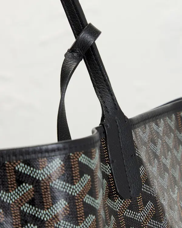 FWRD RENEW Goyard Saint Louis Gm Tote Bag - Black