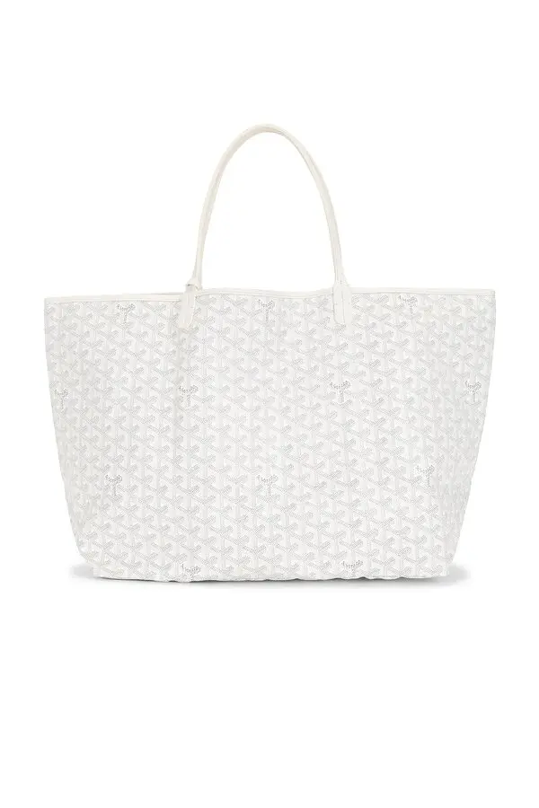 Goyard Saint Louis Gm Tote Bag - White