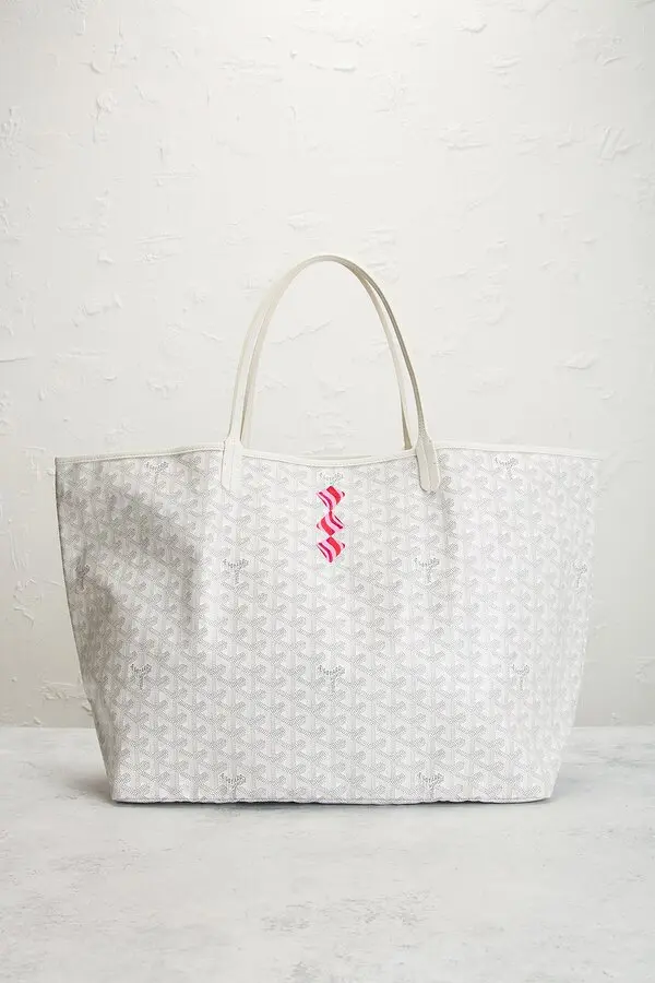 Goyard Saint Louis Gm Tote Bag - White