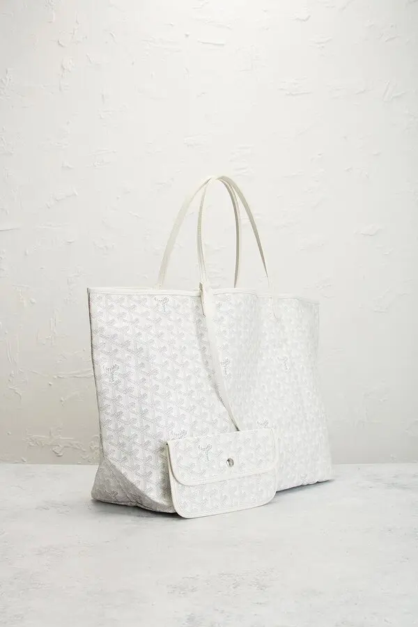 Goyard Saint Louis Gm Tote Bag - White