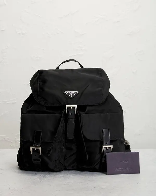 FWRD RENEW Prada Tessuto Backpack