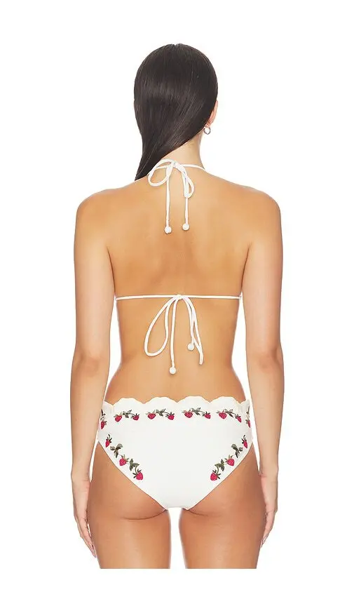 Sea Bindi Strawberry Scallop Bikini Top