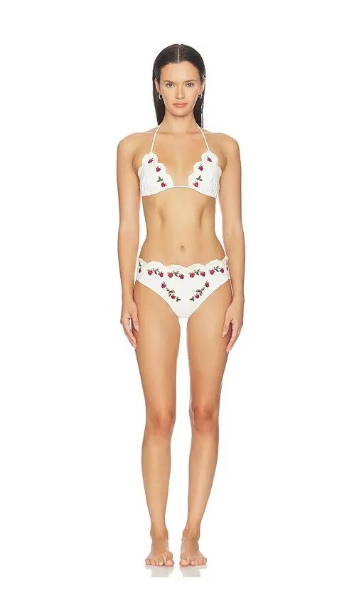 Sea Bindi Strawberry Scallop Bikini Bottom