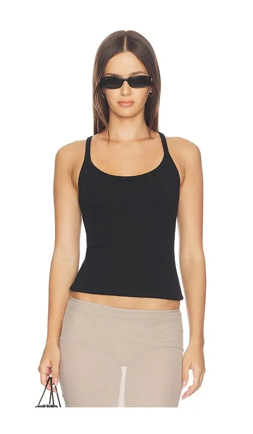 BARELOOM Palms Racer Tank - Black