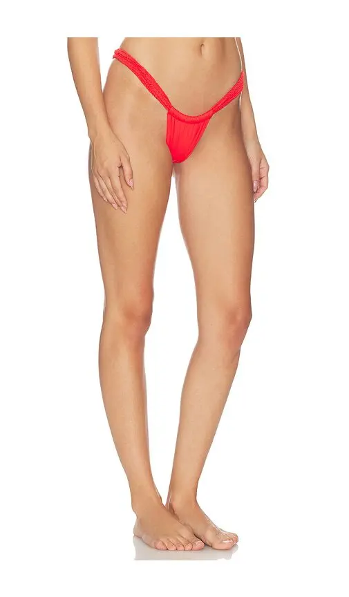 INDAH Bomba Skimpy Bikini Bottom In Red