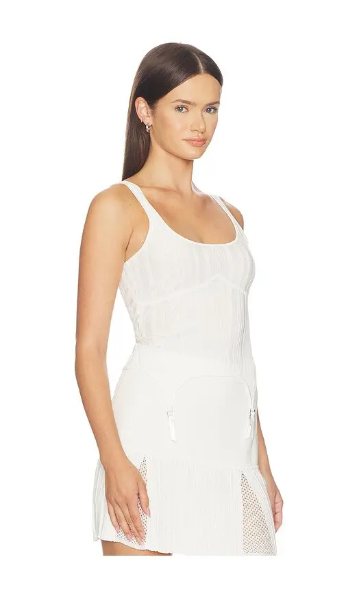 FLEUR DU MAL Rib Garter Top