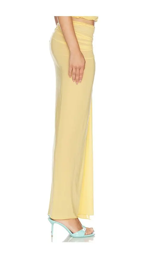 MAYGEL CORONEL Pollera Skirt In Yellow