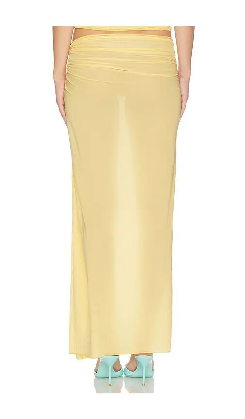 MAYGEL CORONEL Pollera Skirt In Yellow
